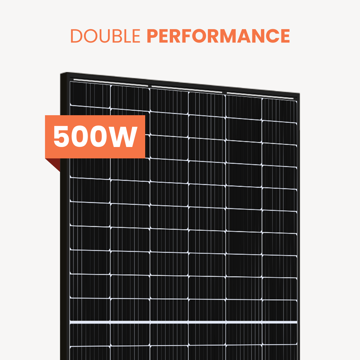 Panneau solaire Amerisolar 500Wc bifacial