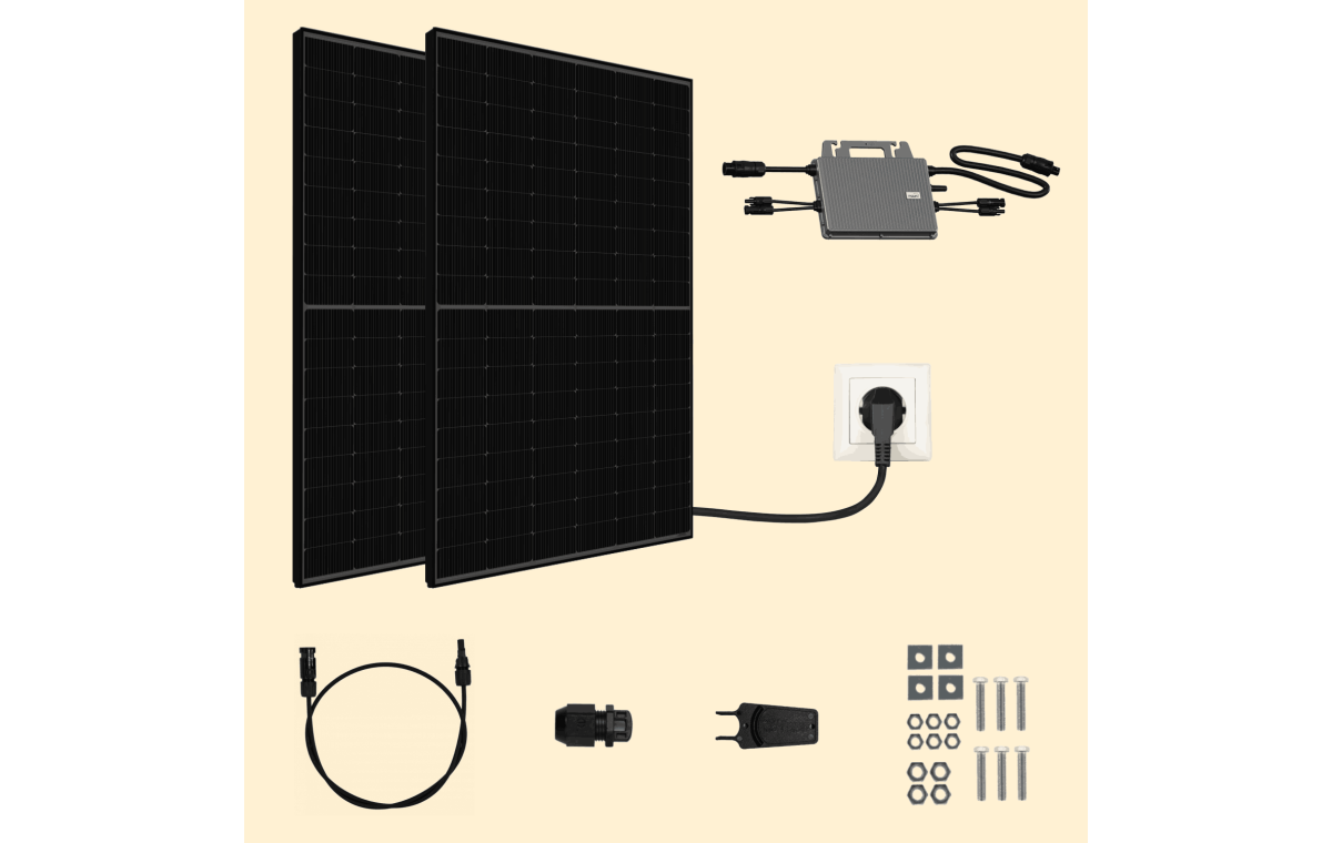 Kit panneau solaire starter 1000W Amerisolar TSUN | MON KIT SOLAIRE