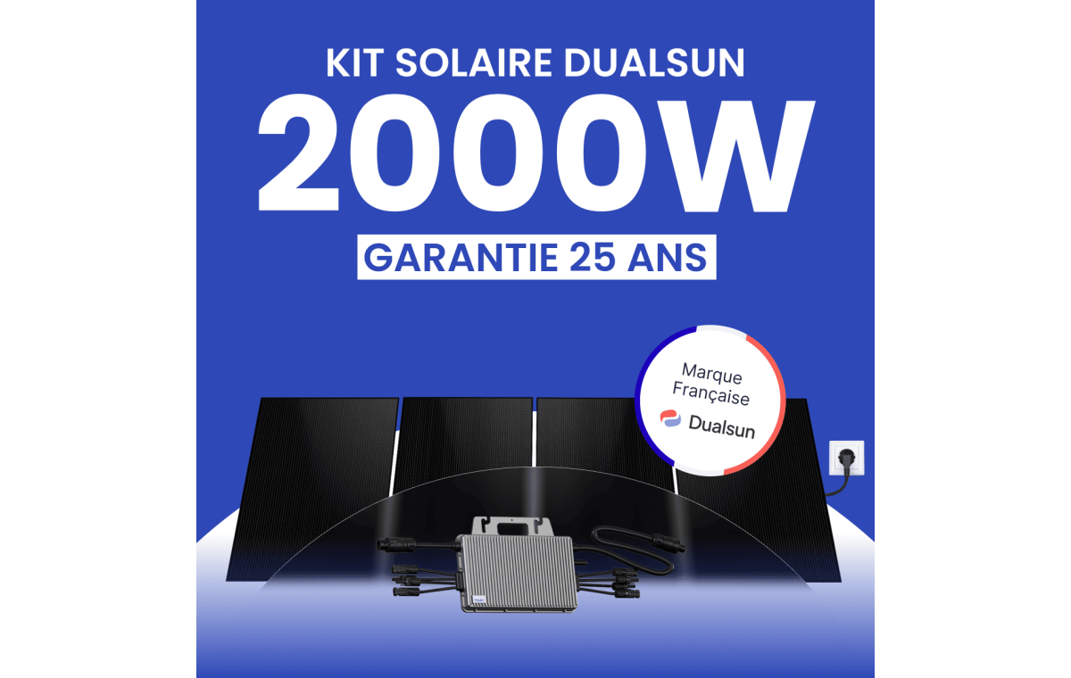 Kit Panneau Solaire Plug and Play DualSun 2000Wc